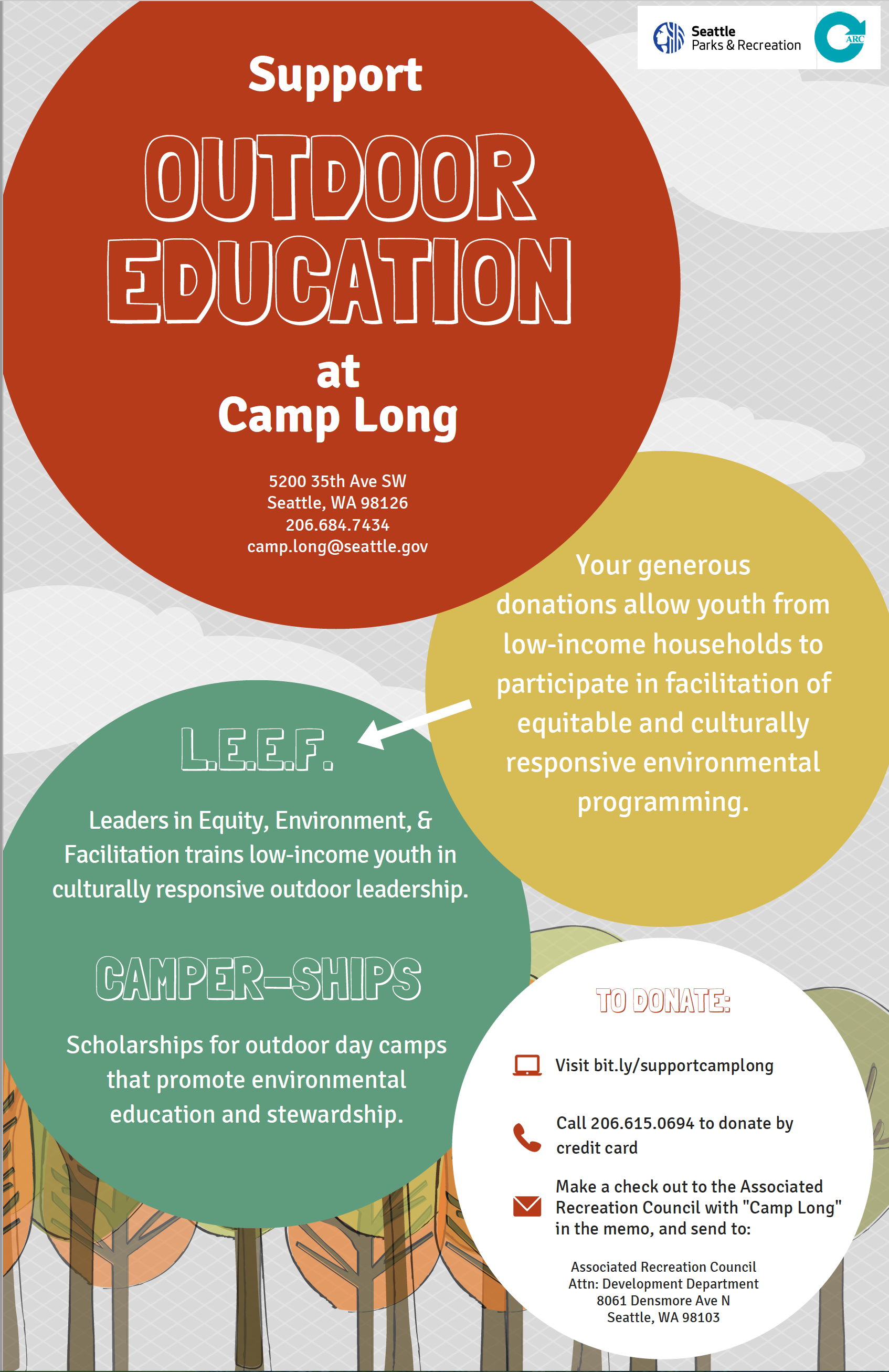 Join the "Camp-Paign" to promote outdoor education at Camp Long ...